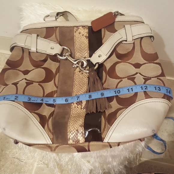 Coach | Bags | Coach Hampton Pythonleather Satchel | Poshmark